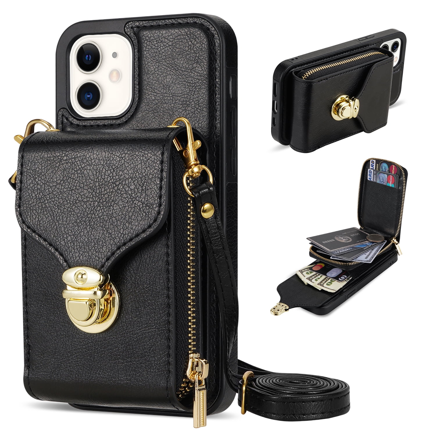 Nalacover Wallet Case for Apple iPhone 11,with Removable Adjustable ...