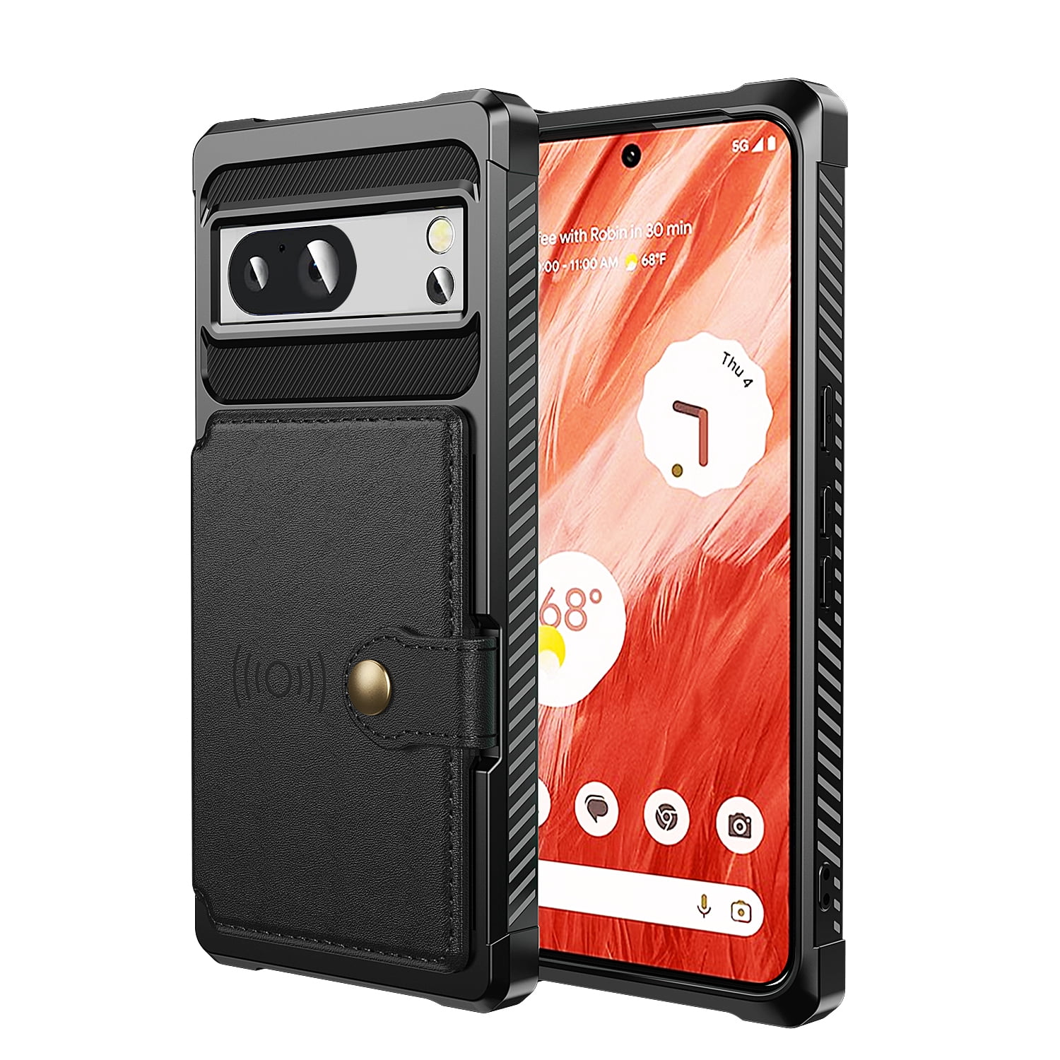 Nalacover Wallet Case for Google Pixel 8A, Credit Card Slots Holder ...