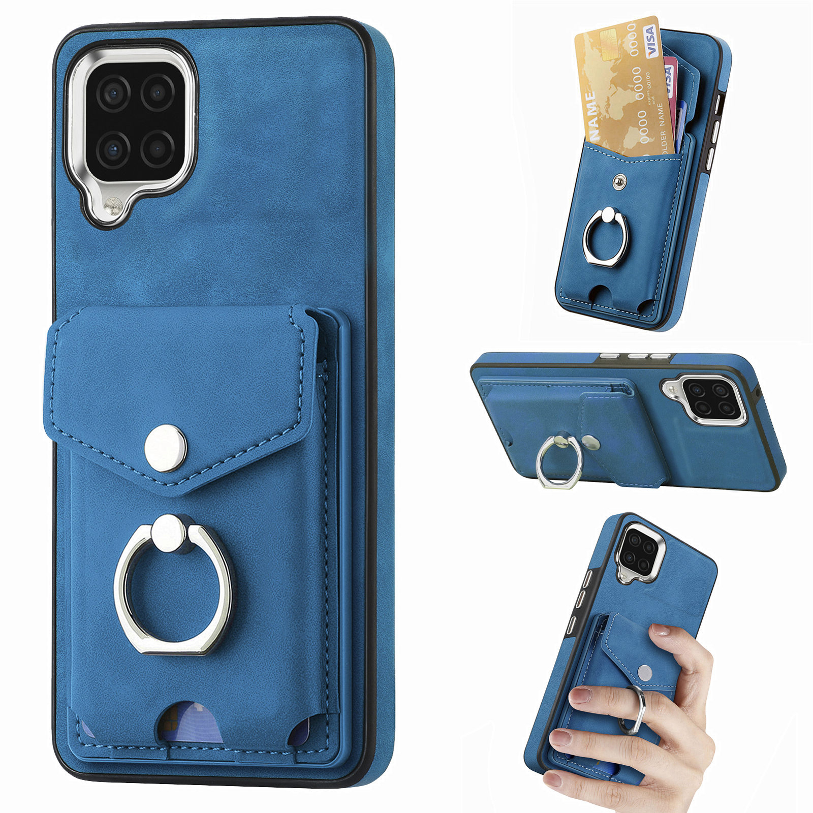 Nalacover Wallet Case for Samsung A04E, Premium Leather Case with Card ...