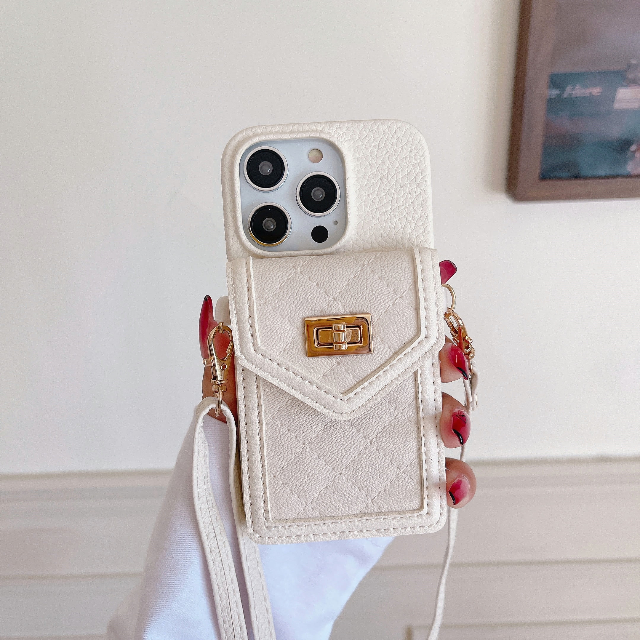 Nalacover for iPhone 15 Crossbody Phone Case with Detachable Adjustable ...