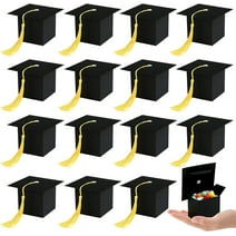 10pcs Graduation Caps Gift Box Graduation Party Favors Graduation Candy ...