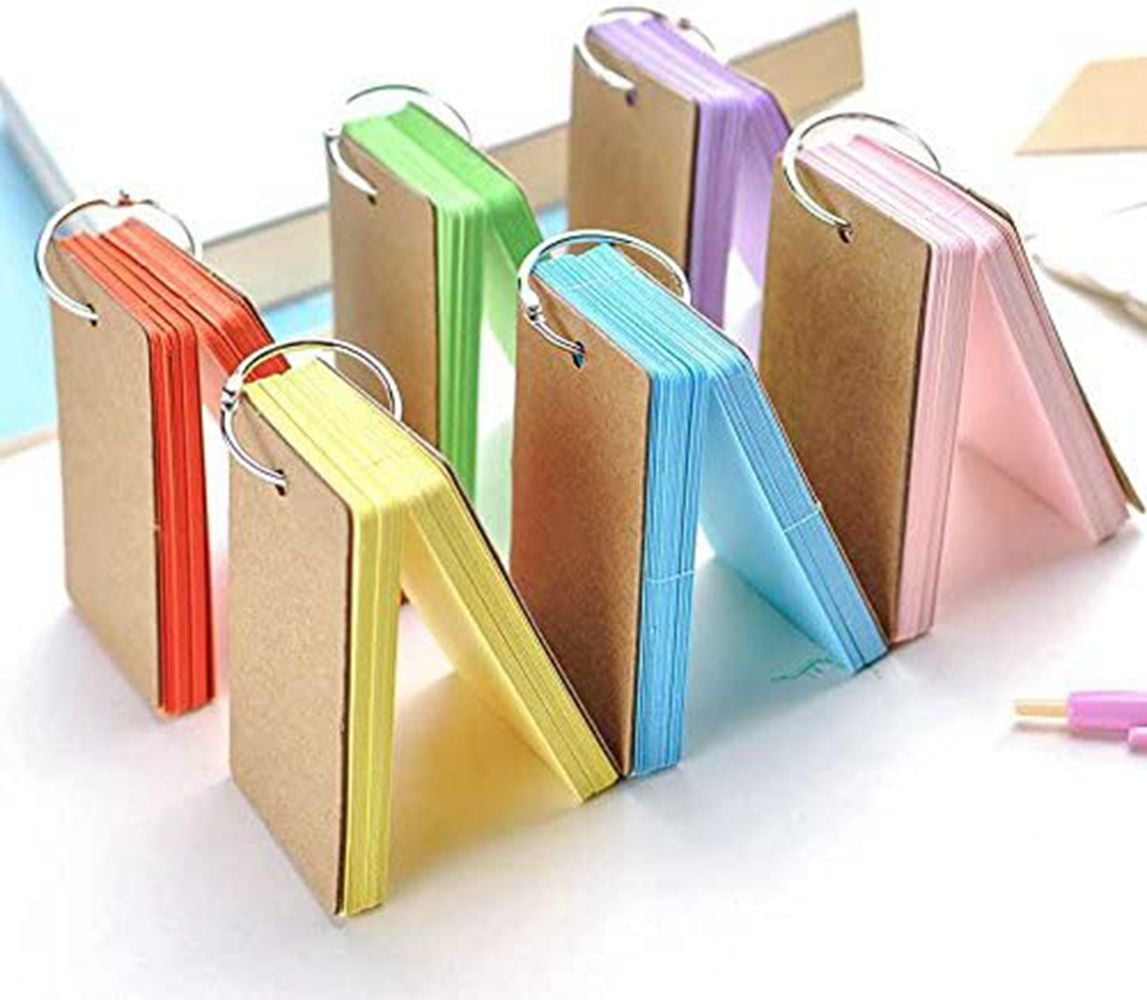 Naler Multicolor Flashcards, 300pcs, 2.2x3.5in, School Supplies ...
