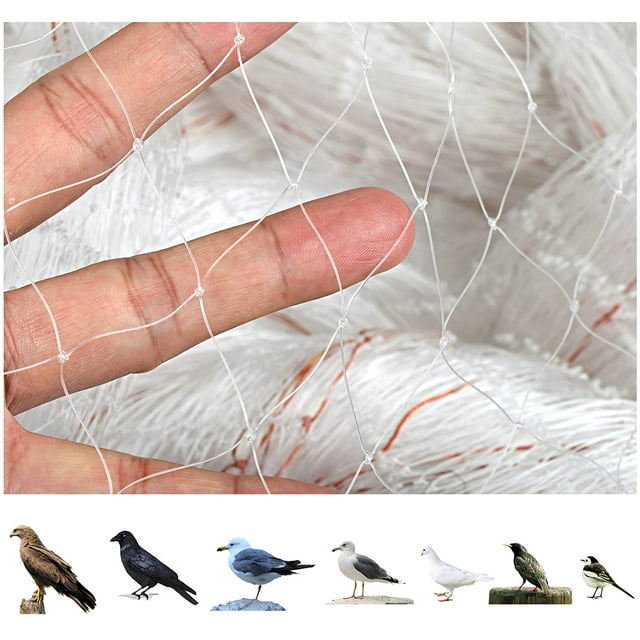 Naler 33 x13 ft Nylon Mesh Anti Bird Netting for Garden Tree and Plant ...