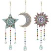 Rzvnmko 3Pcs DIY Diamond Painting Suncatcher Kit, Wind Chime Hanging ...