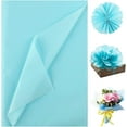 Naler 60 Sheets Light Blue Colored Wrapping Tissue Paper, 14"x 20" for ...