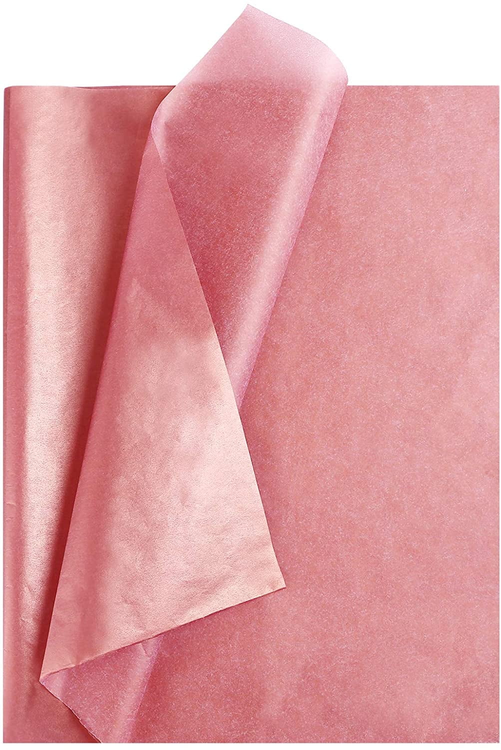 Naler 60 Sheets Rose Gold Tissue Paper Bulk,15"x 20" Crafts Wrapping ...