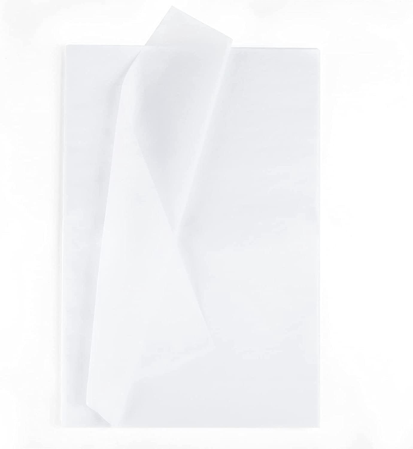 "Naler 60 Sheets White Tissue Paper, 14"" x 20"", For DIY Crafts, Gift ...