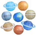 Naler 8 Pack 10 Inch Planet Paper Lanterns for Space Theme Birthdays ...