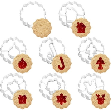 Wilton Christmas Linzer Cookie Cutters, 7-Piece Metal Set - Walmart.com