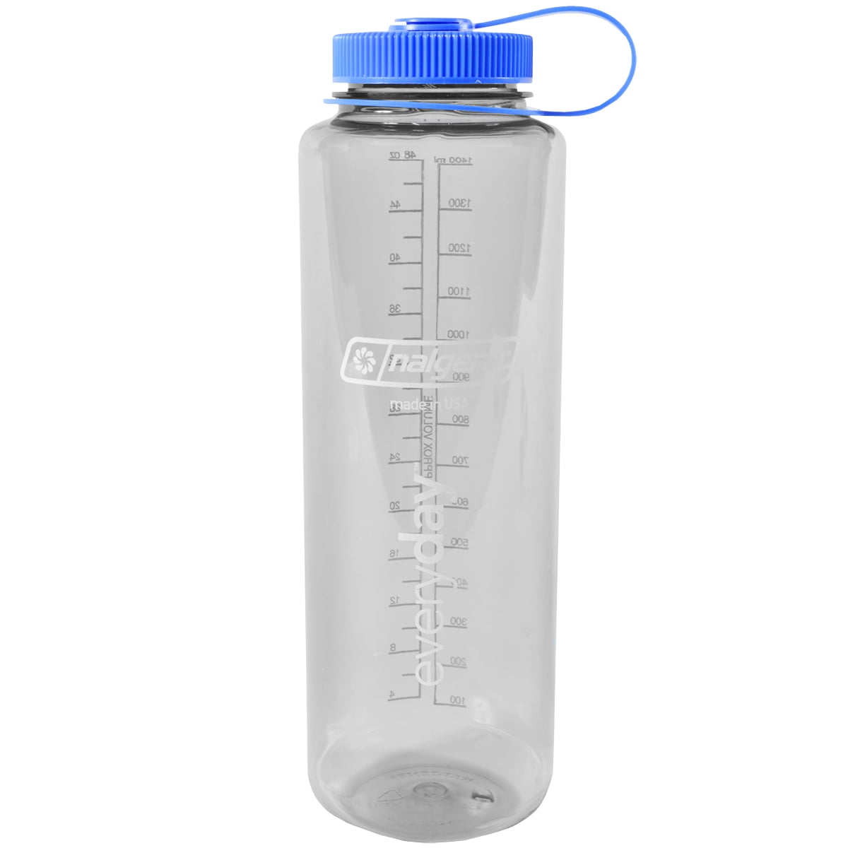 Nalgene 48oz Wide Mouth Silo Sustain Water Bottle, Leakproof, BPA-Free ...