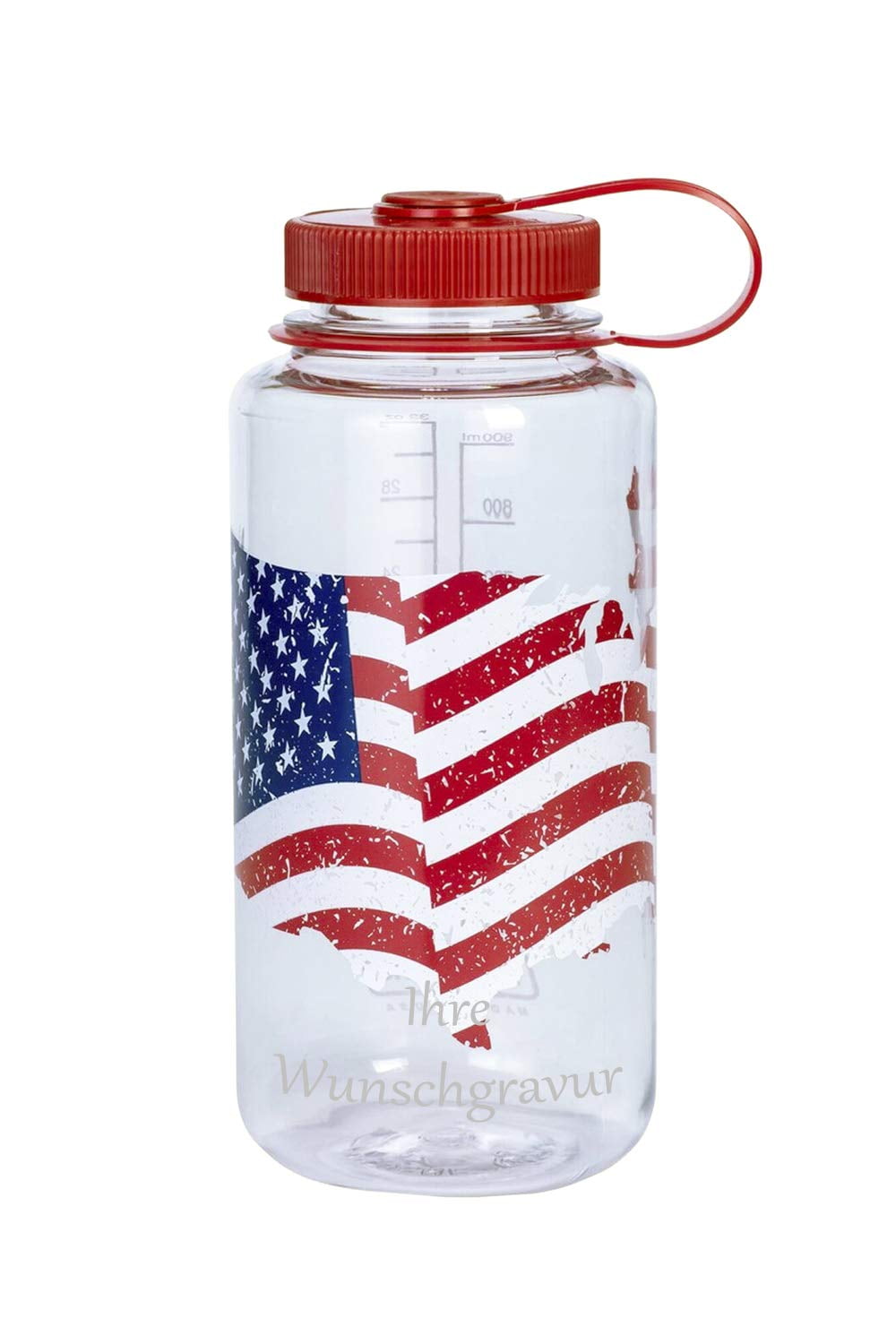 Nalgene BPA Free Tritan Wide Mouth Water Bottle, Orange, 1-Quart ...