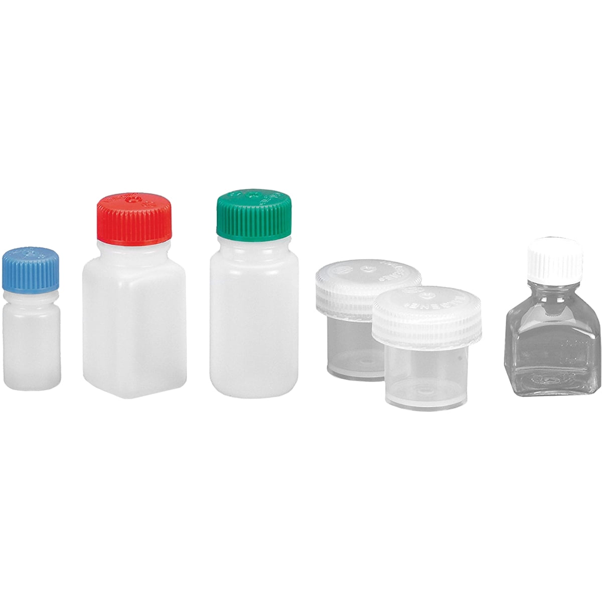 Nalgene Multi-Sized Reusable Travel Kit - Set of 6 Airline Bottles ...