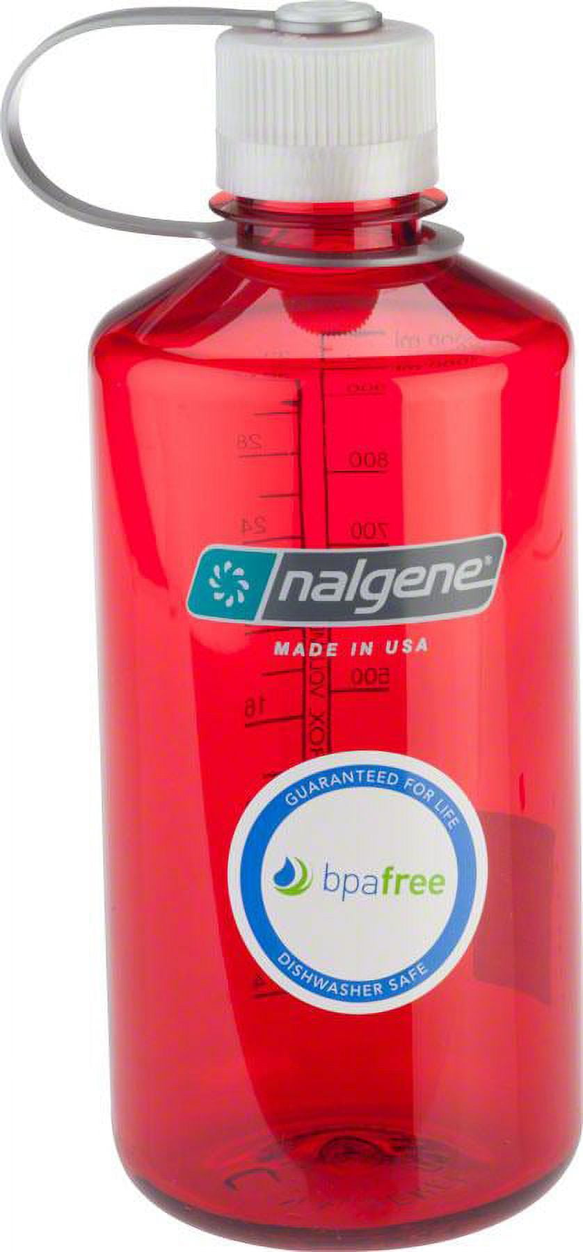 Nalgene Narrow Mouth Bottle: 32oz, Outdoor Red - Walmart.com