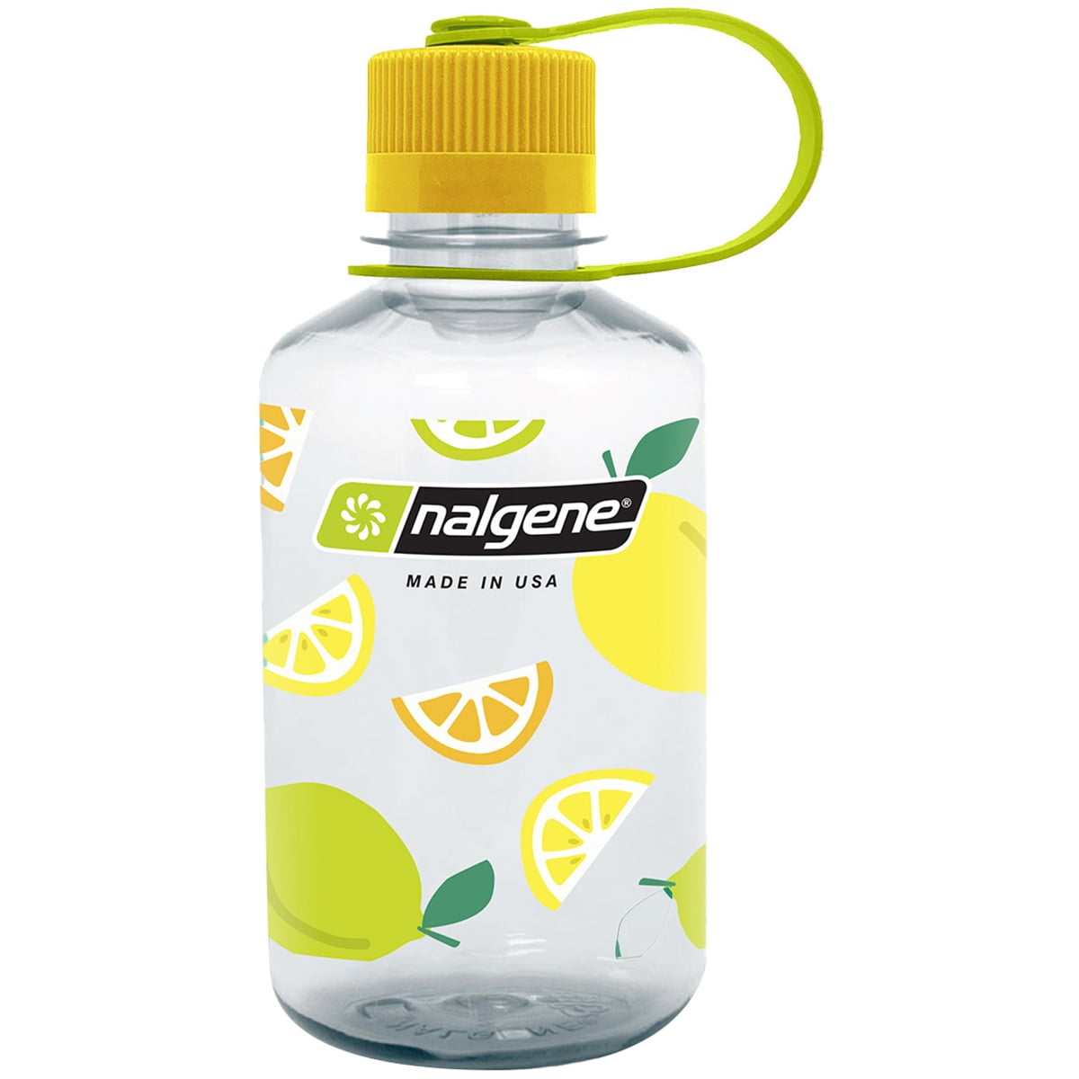 Nalgene Sustain 16 oz Lemon Insulated Narrow Mouth Water Bottle ...