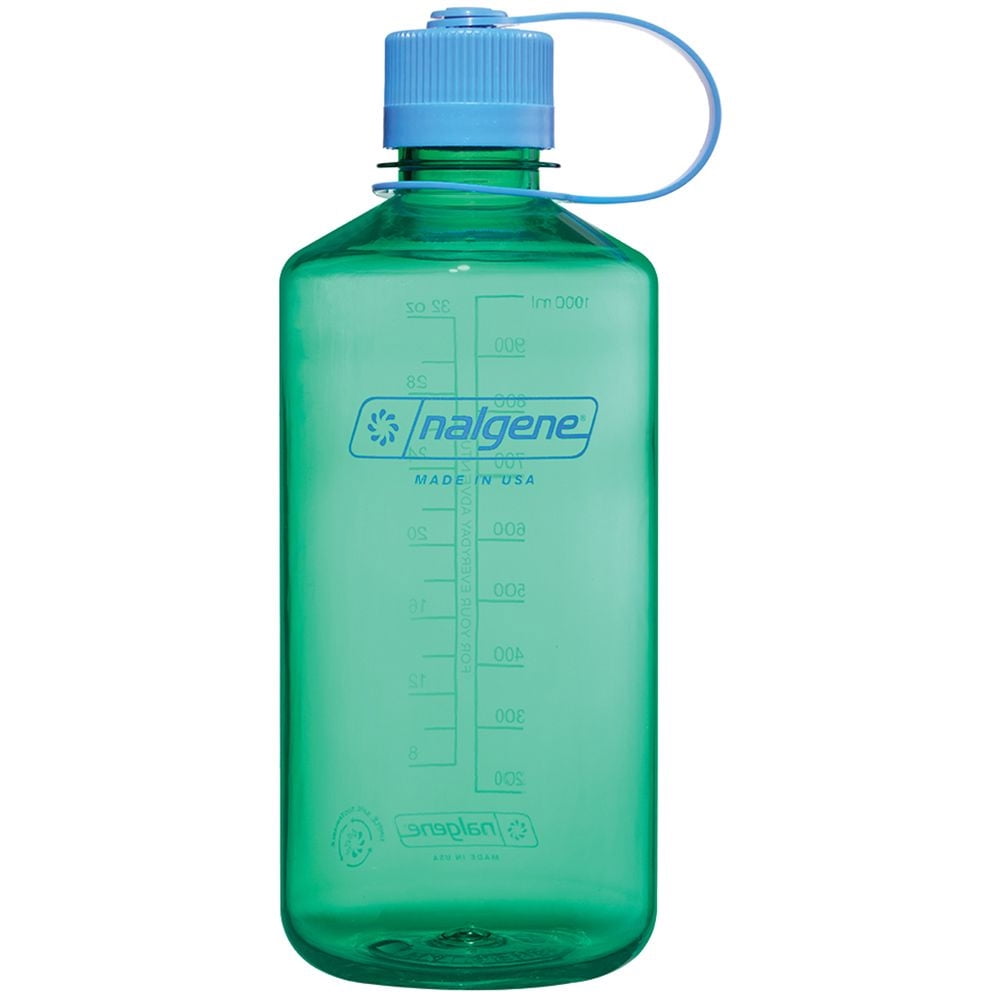 Nalgene Sustain Narrow Mouth 32 oz Green Plastic Water Bottle - Walmart.com
