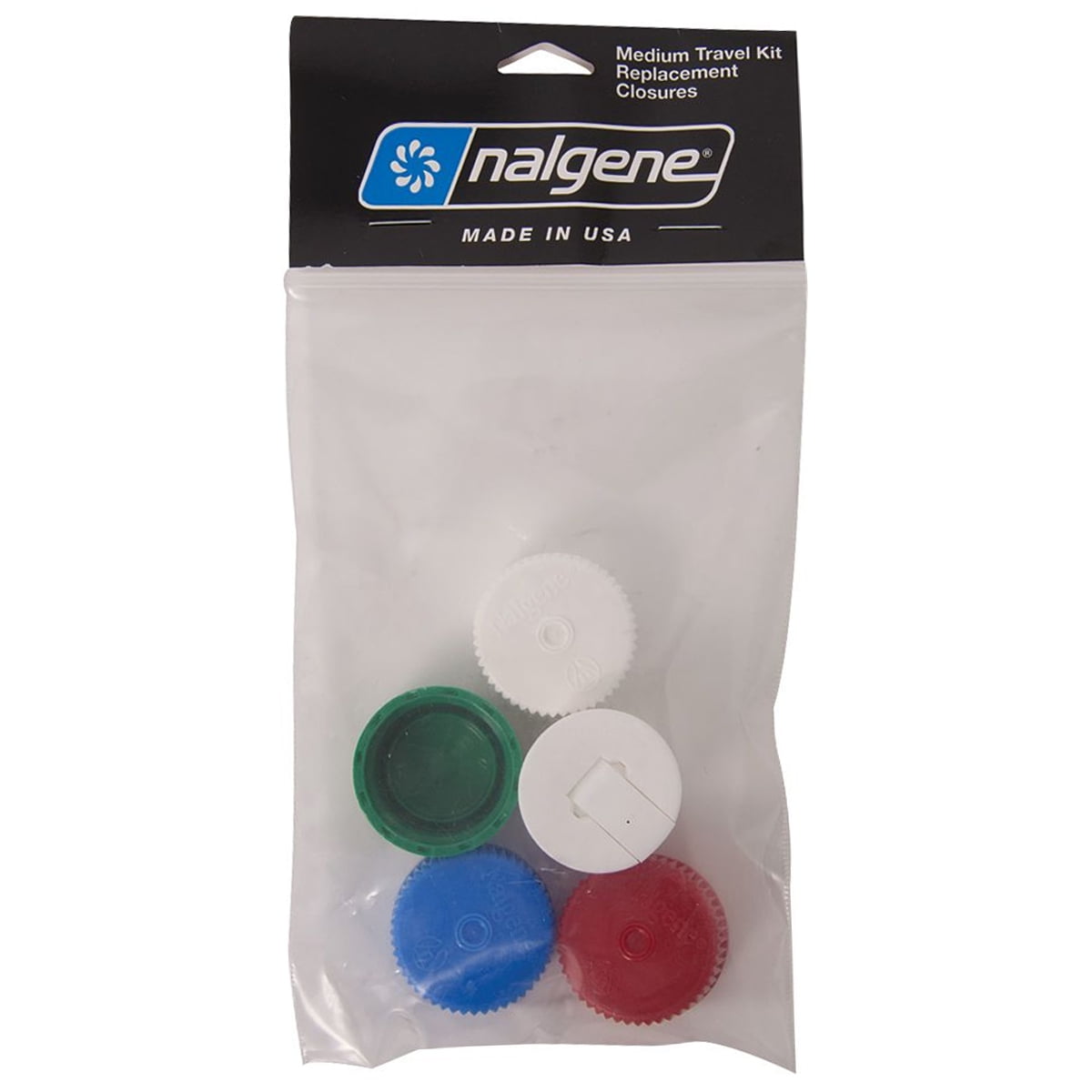Nalgene Travel Kit Replacement Caps 5-Pack - Multicolor - Walmart.com