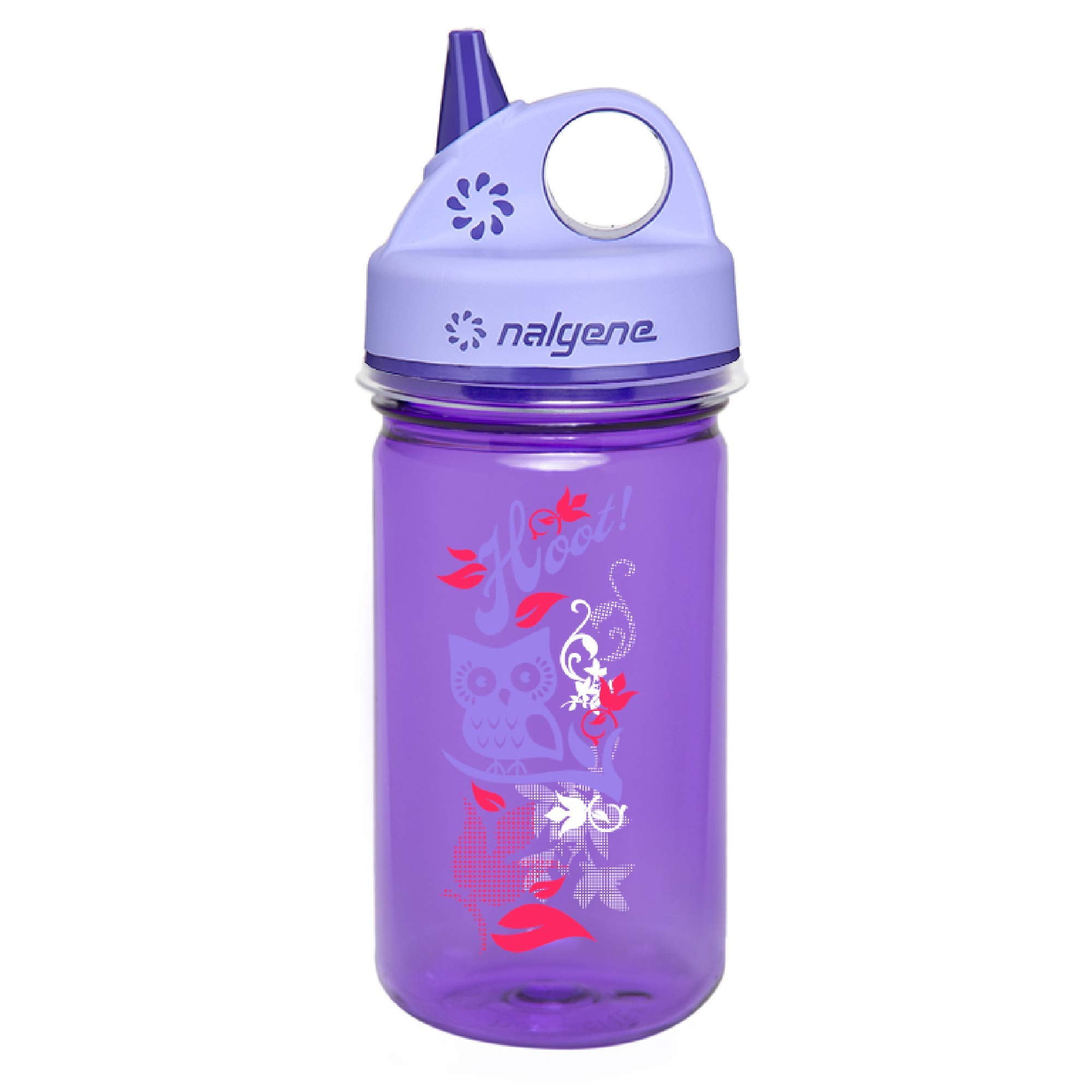 Nalgene Tritan Grip 'n Gulp 12 oz. Water Bottle - Hoot Purple/Purple ...