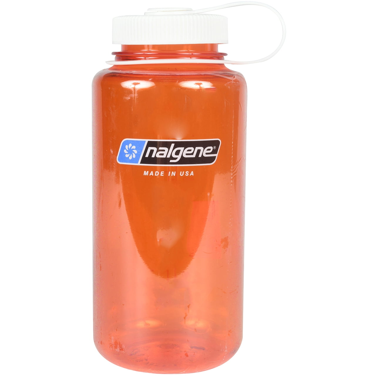 Nalgene Tritan Wide Mouth Water Bottle - 16 oz. - Orange/White ...