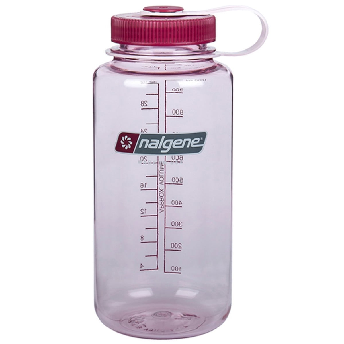 Nalgene Tritan Wide Mouth Water Bottle - 32 oz. - Clear/Pink - Walmart.com