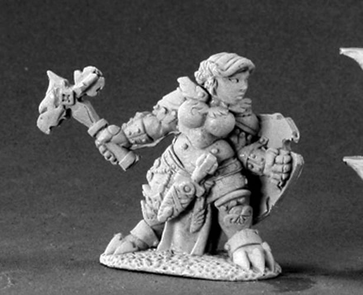 Nalila Goldhammer Female Dwarf Miniature 25mm Heroic Scale Dark Heaven ...