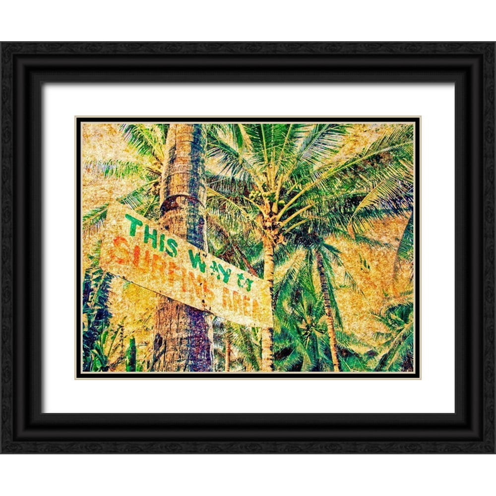 Nall, Skip 14x12 Black Ornate Wood Framed with Double Matting Museum ...
