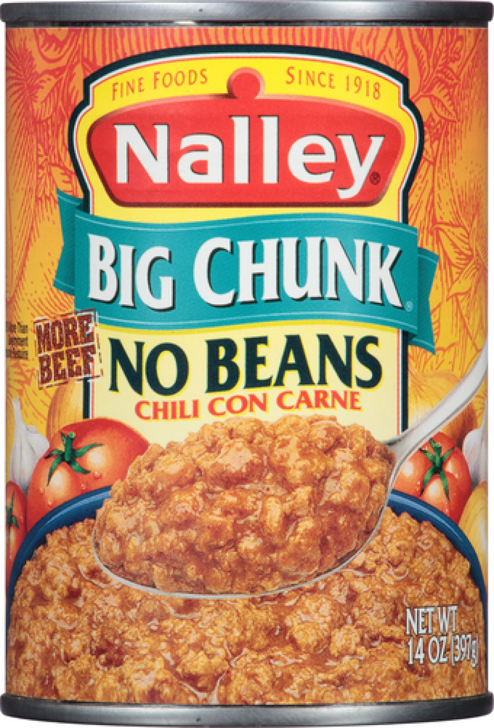 Nalley Big Chunk Chili Con Carne With No Beans 14 oz (Pack of 5 ...