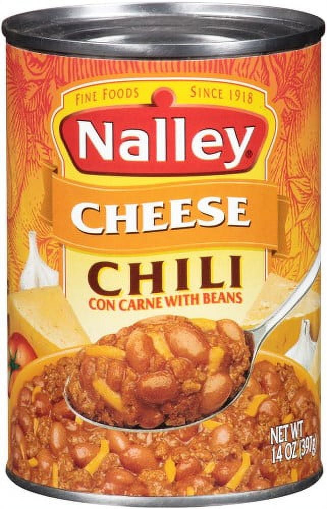 Nalley Cheddar Cheese Chili Con Carne With Beans (Pack of 10) - Walmart.com