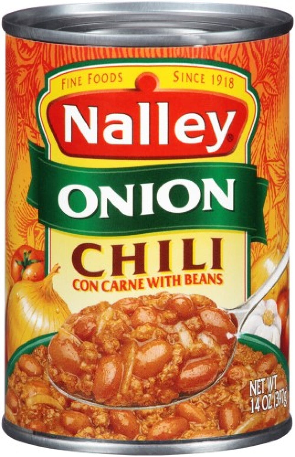 Nalley Chili Con Carne with Beans Onion (Pack of 5) - Walmart.com
