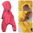 Nallwabiu Personalized Dog Raincoat Waterproof Dog Jacket with Custom ...