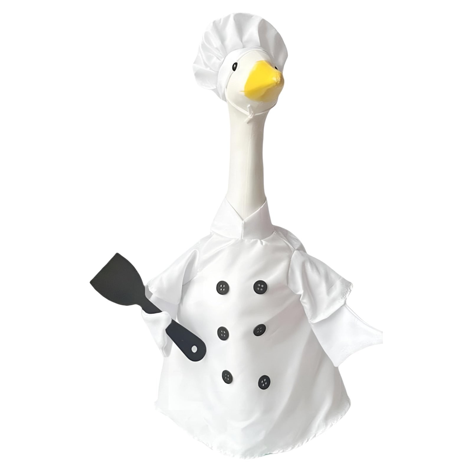 Nallwabiu White Chef Goose Outfit 19.69"x15.75", Classic Kitchen ...