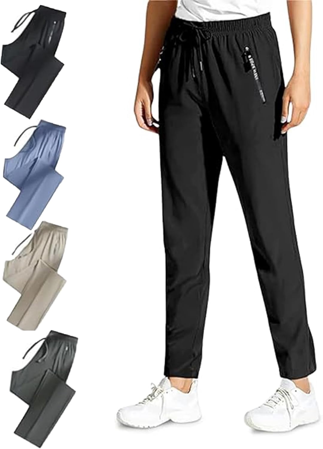 Nallywear Stretch Pants,Women's Soft Stretch Perfect Drape Casual Pants ...