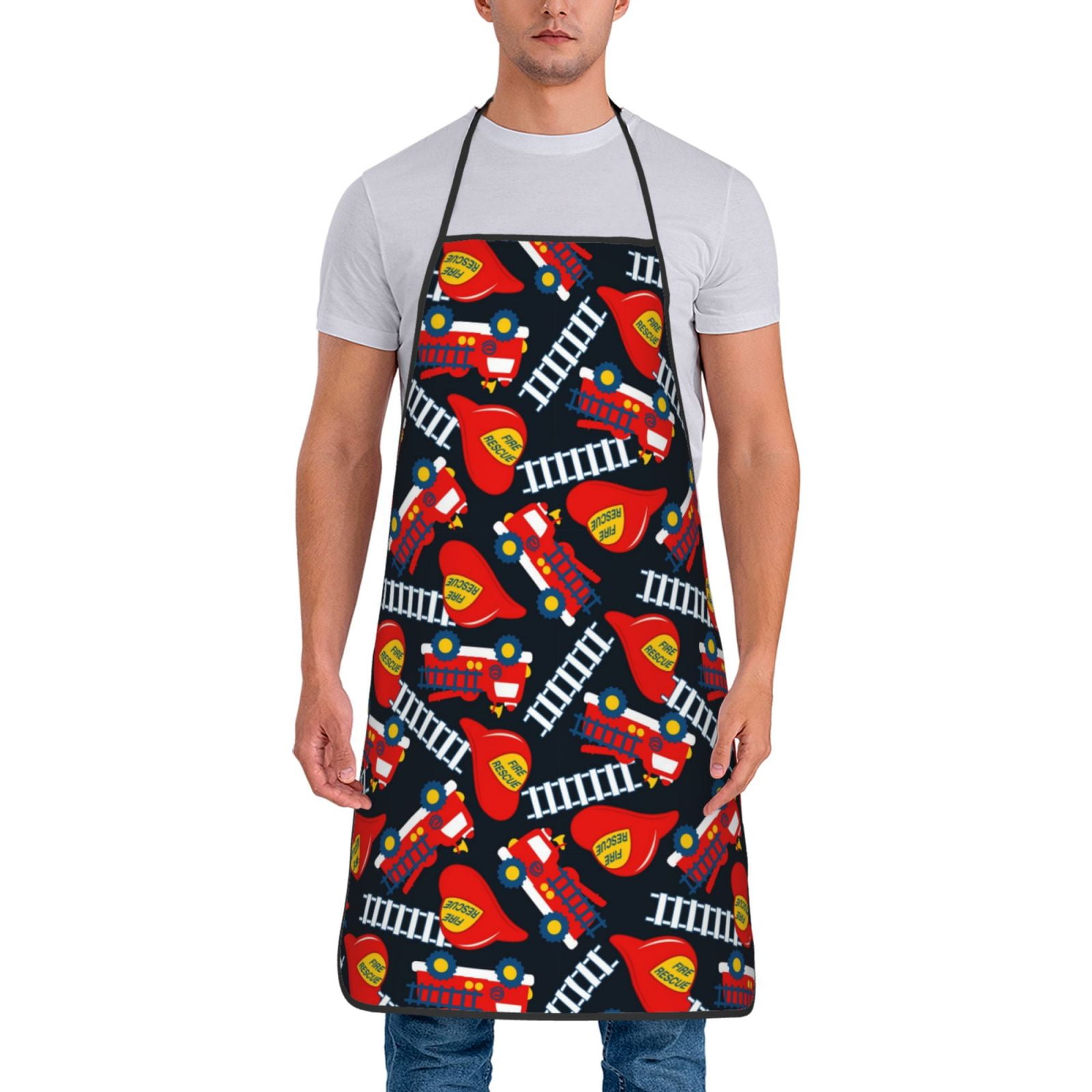 Naloa 1Pack Adjustable Bib Apron Waterdrop Resistant Cooking Kitchen ...