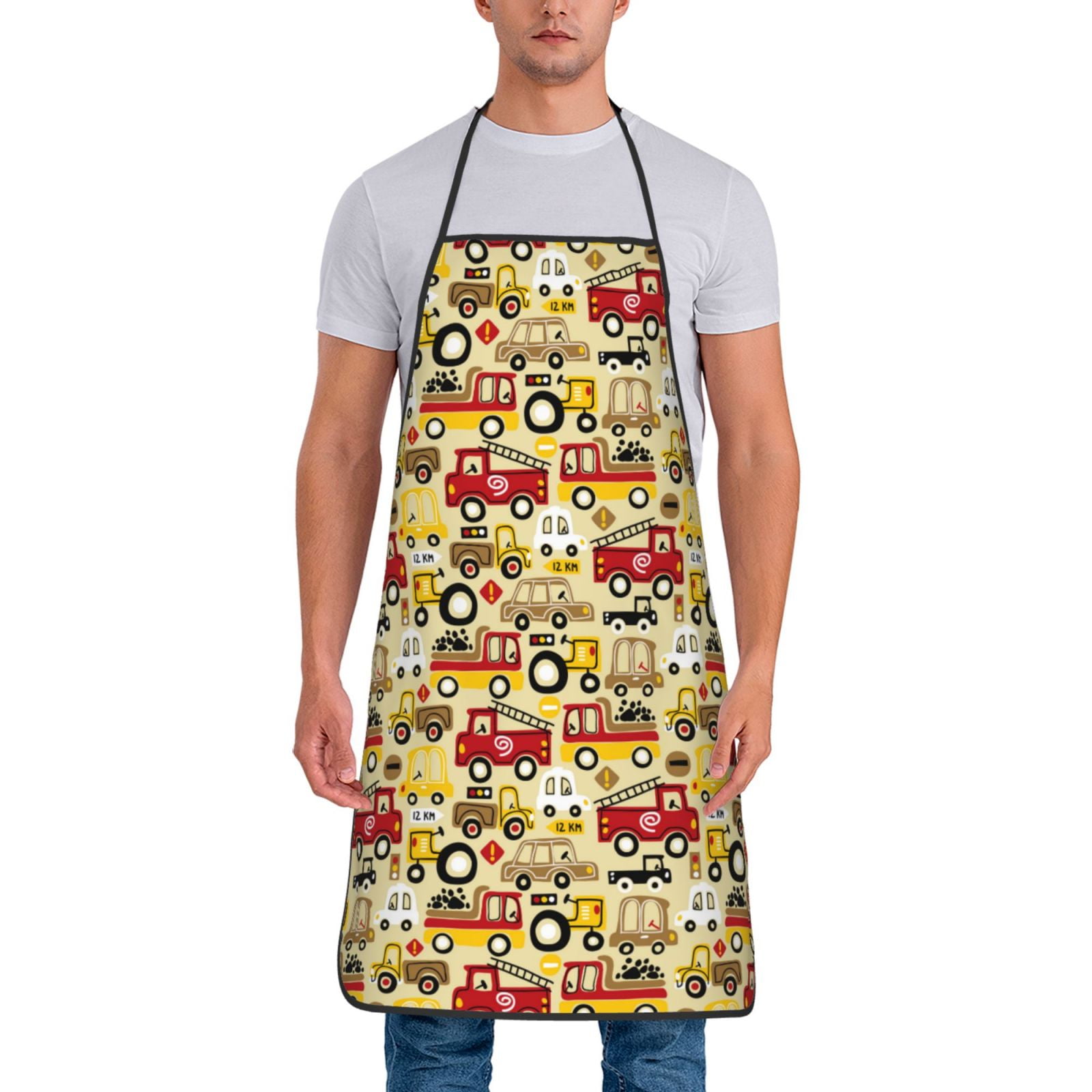 Naloa 1Pack Adjustable Bib Apron Waterdrop Resistant Cooking Kitchen ...