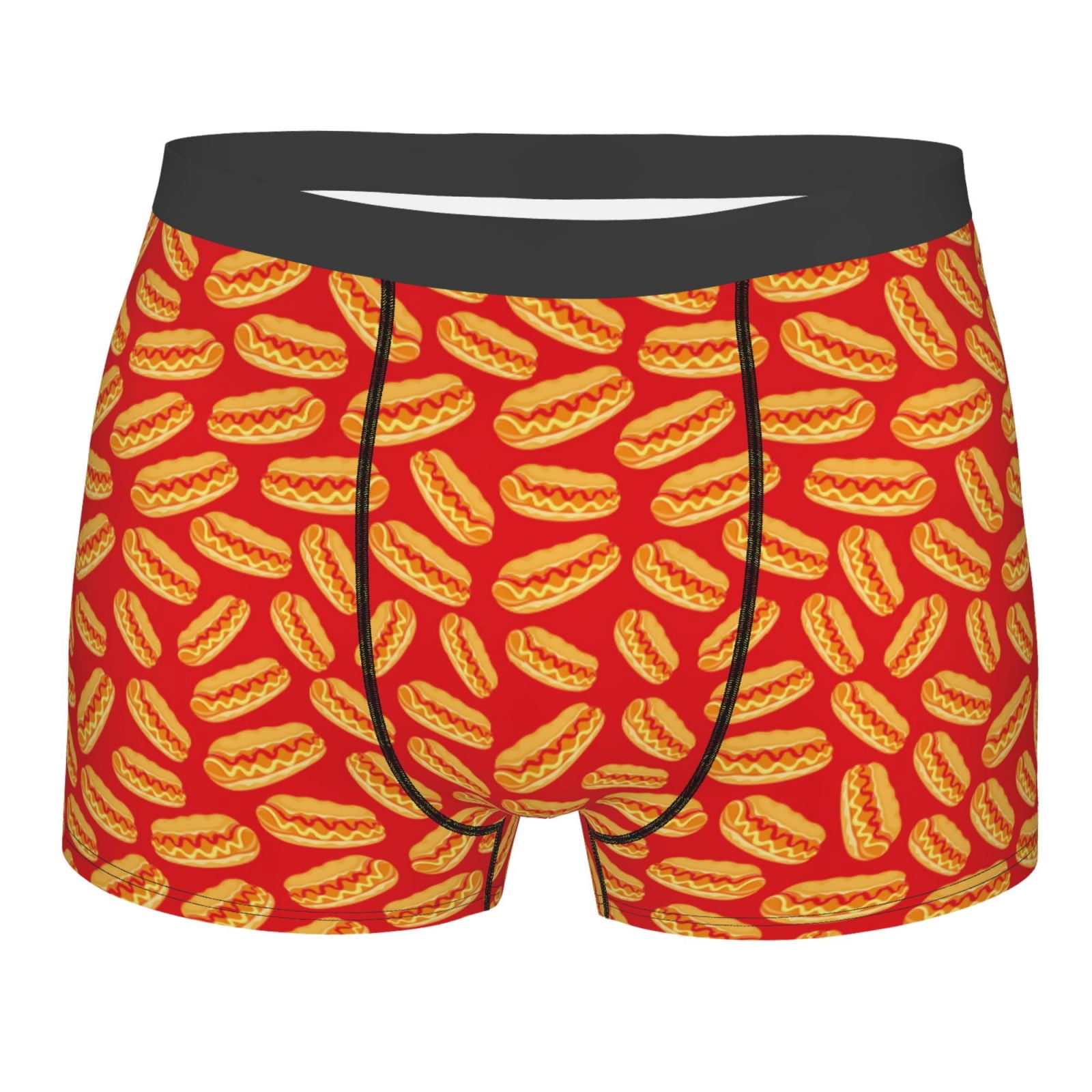 Naloa A Big Hot Dog Print Mens Underwear - Boxers for Men, Classic ...