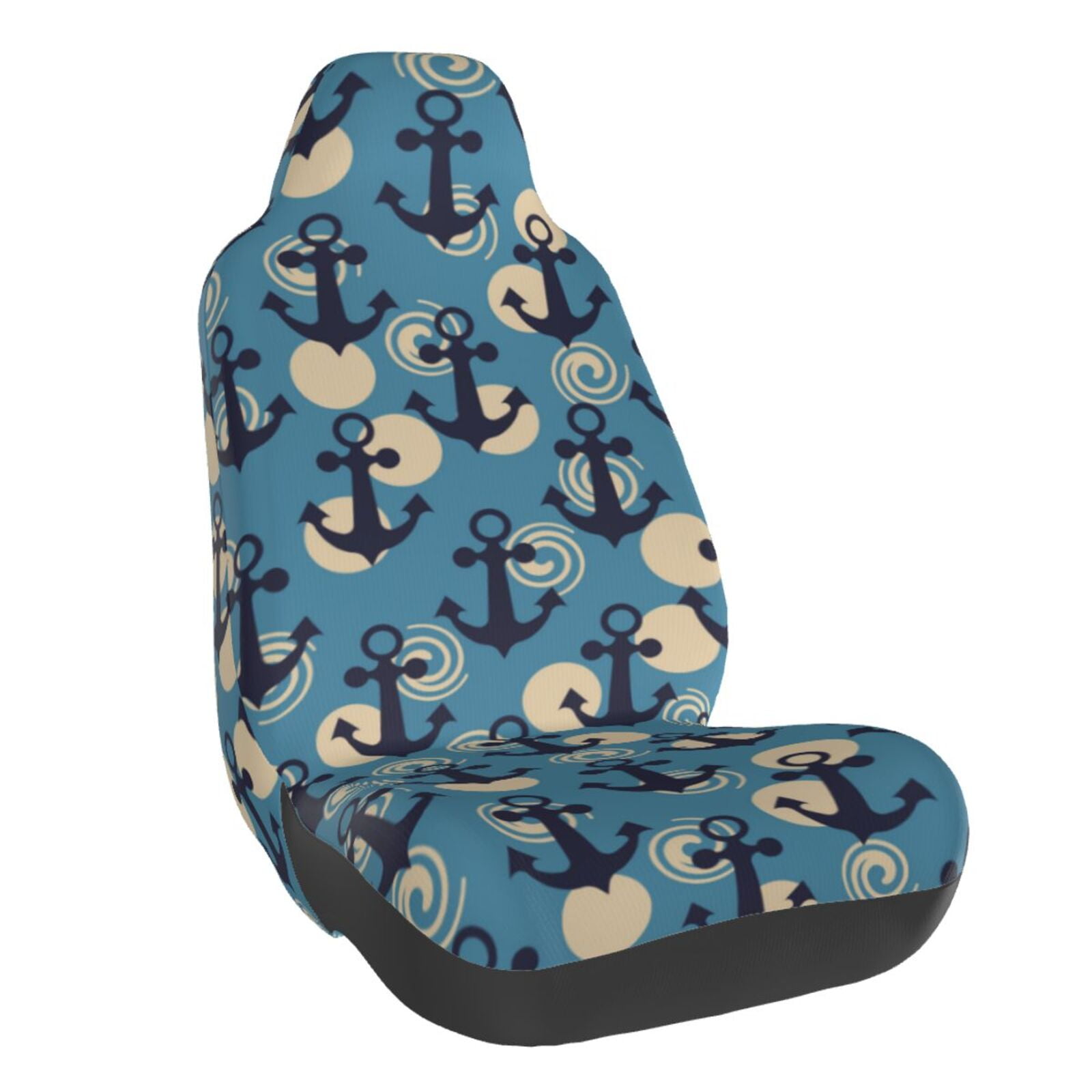 Naloa Anchors Car Seat Covers Universal Front Seat Coves for Car ...