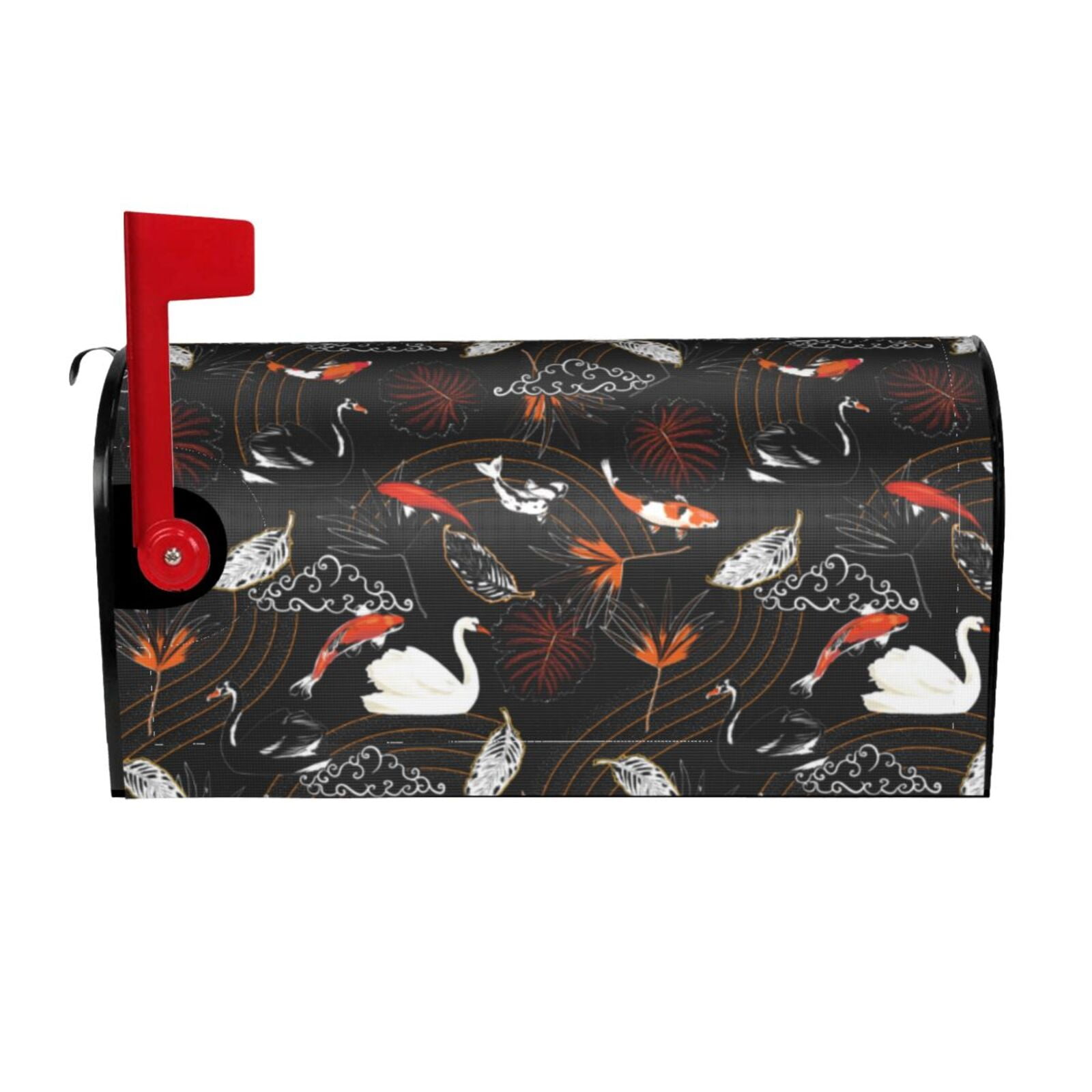 Naloa Animal Koi Fish Mailbox Covers Magnetic Post Box Cover Post ...