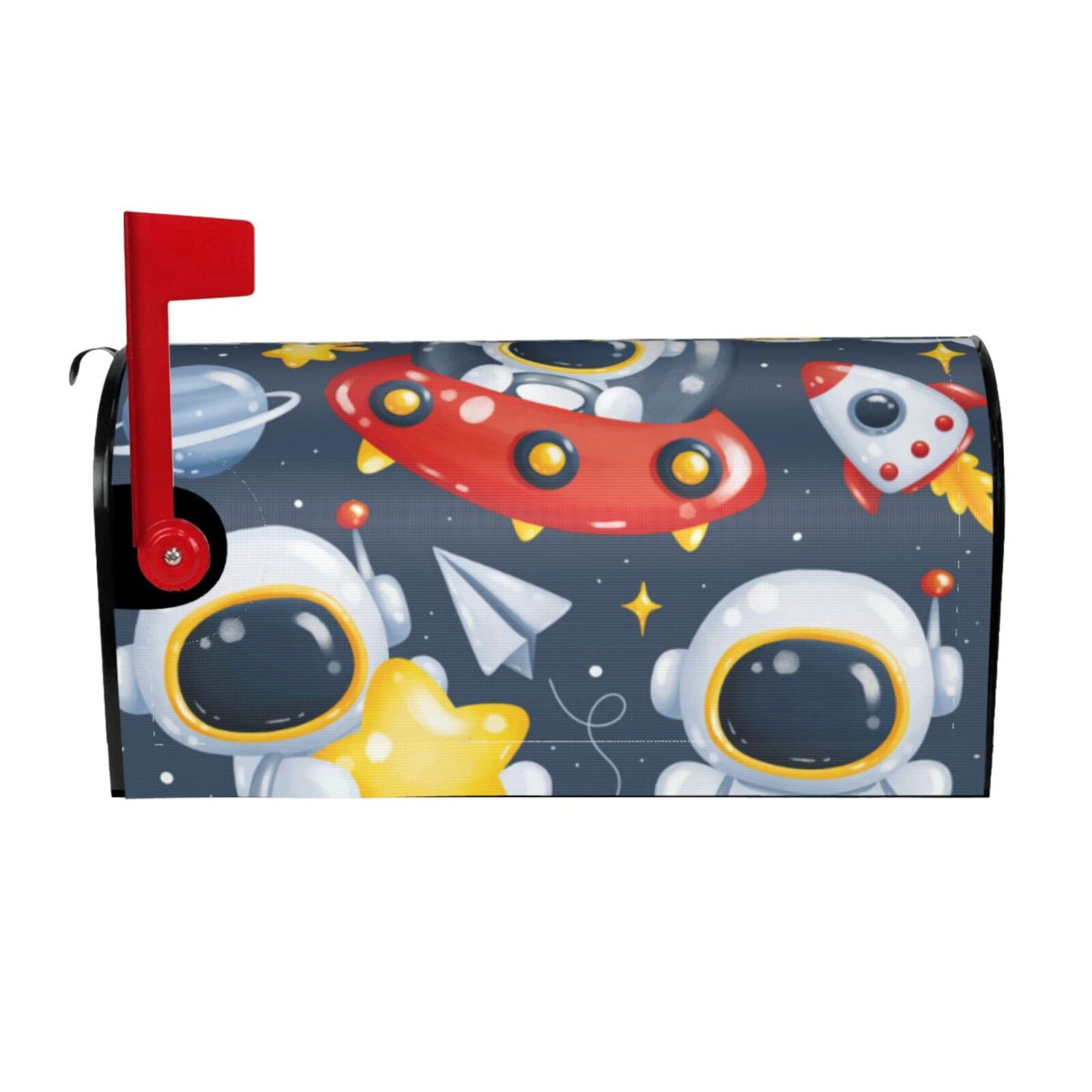 Naloa Astronaut And Space Mailbox Covers Magnetic Post Box Cover Post ...