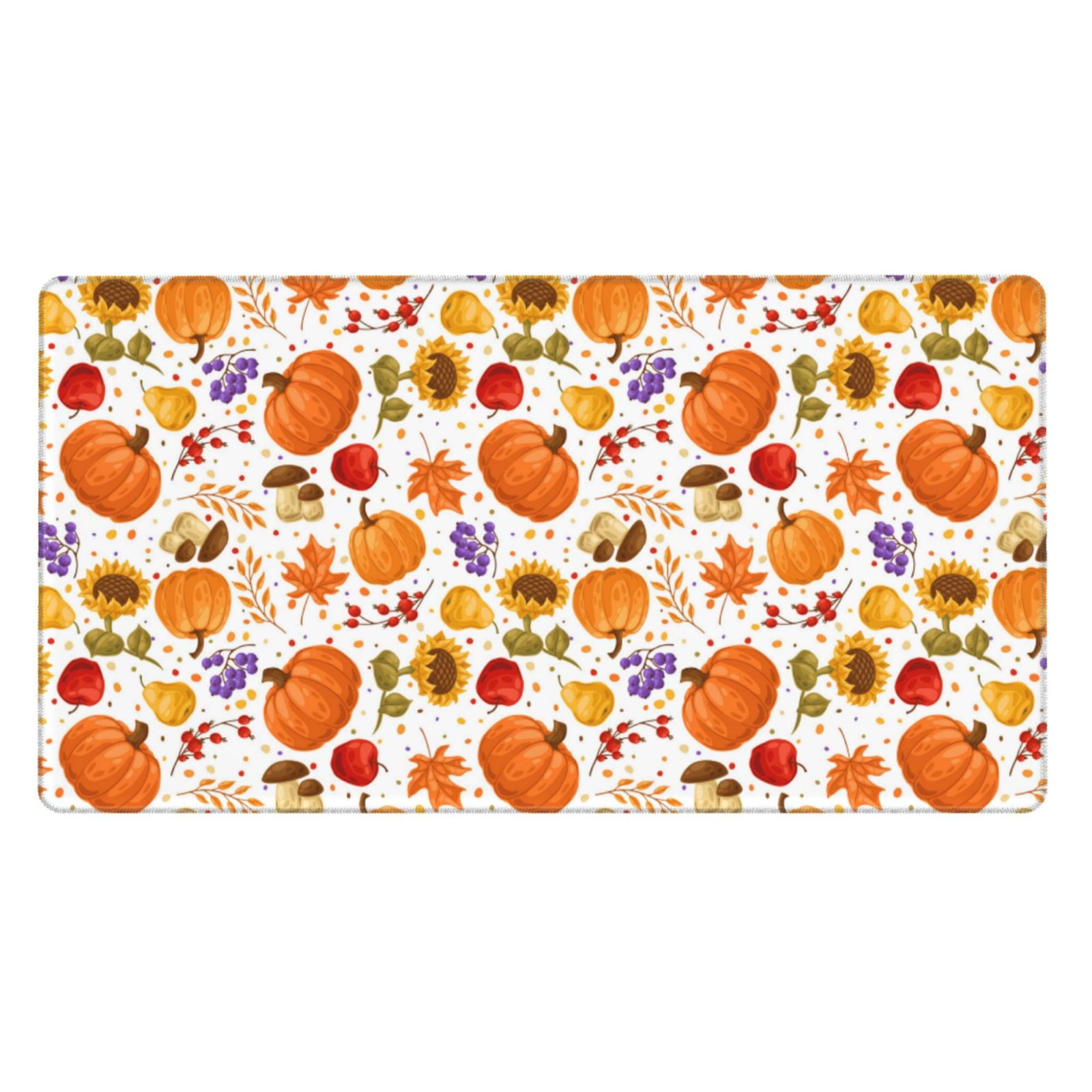 Naloa Autumn Plants Gaming Mouse Pad Large Mouse Mat Long Extended Desk ...