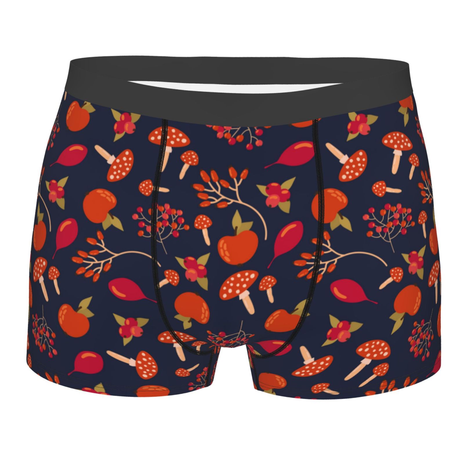 Naloa Autumnal Forest Print Mens Underwear - Boxers for Men, Classic ...