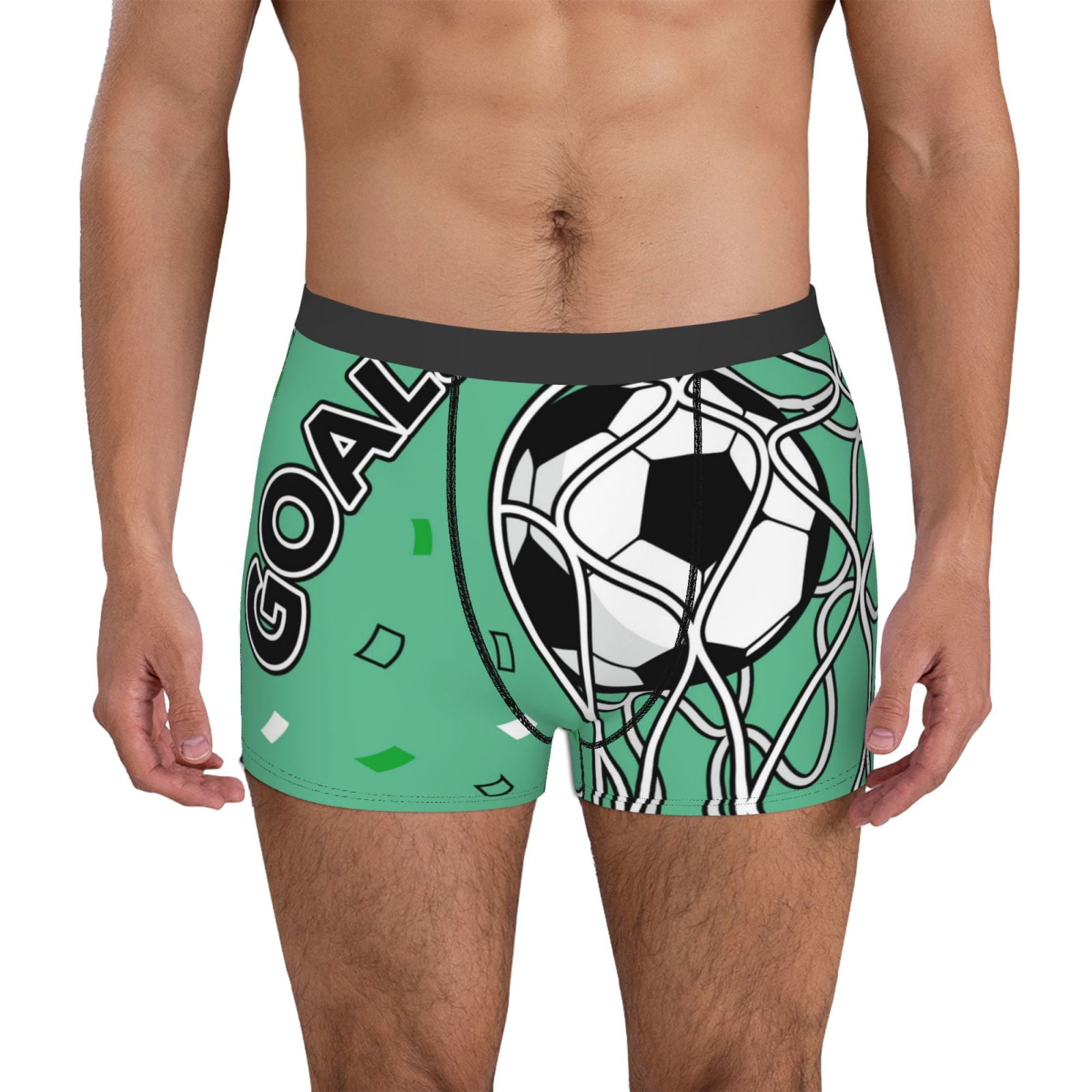 Naloa BALL INSIDE THE NET GOAL Mens Underwear - Boxers for Men, Mens ...