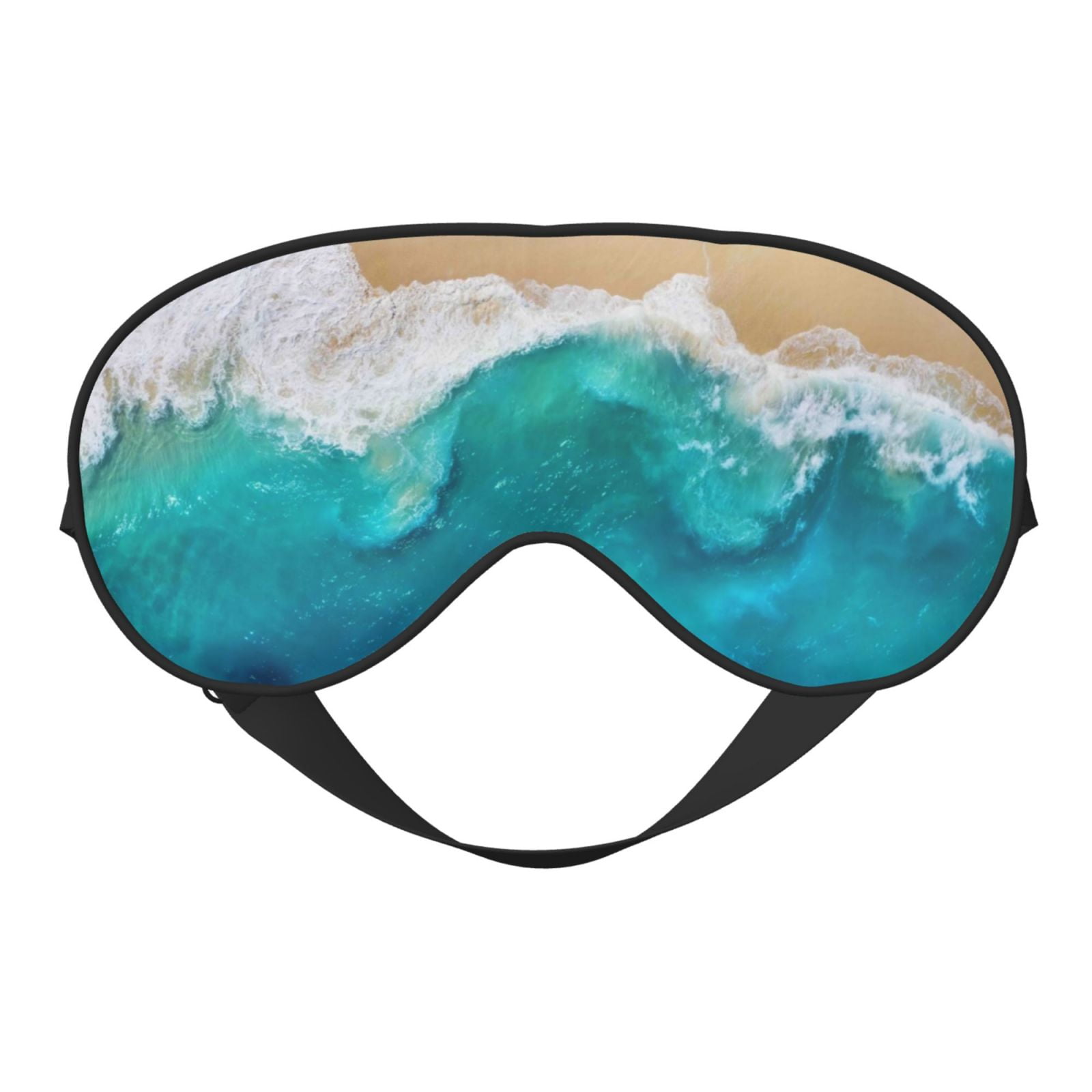 Naloa Beach Print Sleep Mask for Sleeper, Light Blocking Sleeping Eye ...