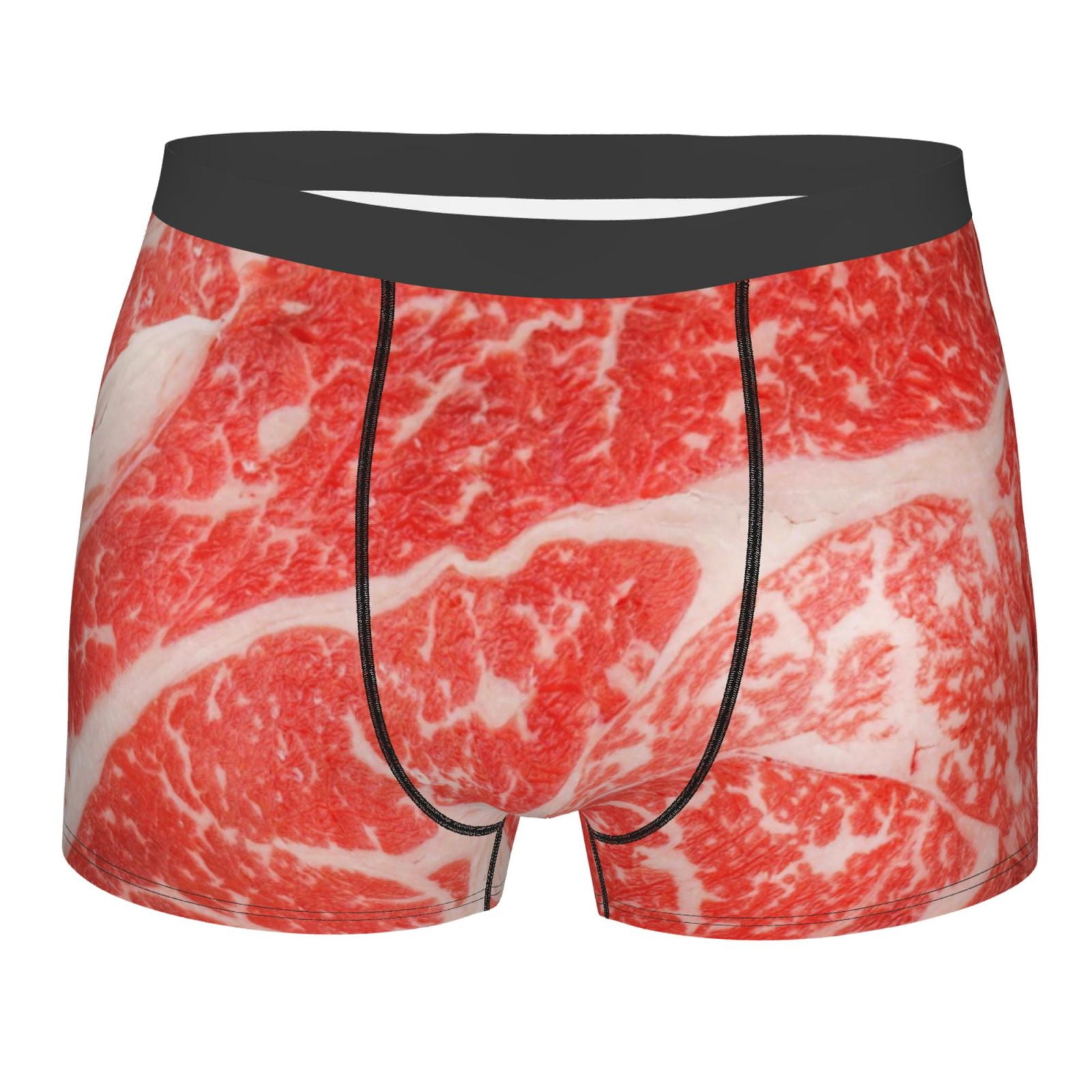 Naloa Beef Steaks Print Mens Underwear - Boxers for Men, Classic Briefs ...