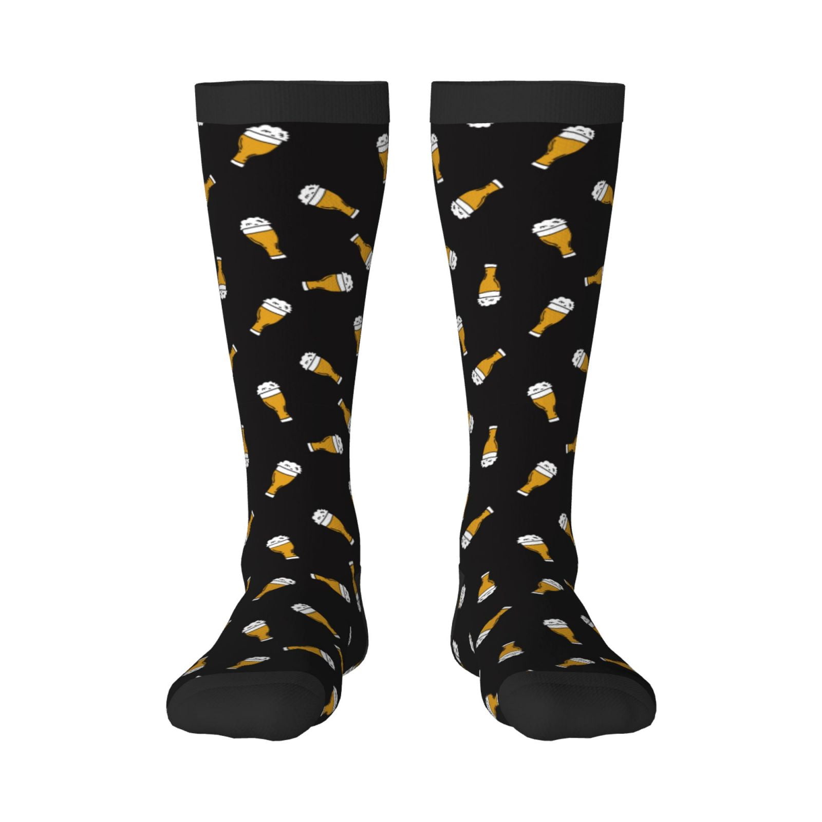 Naloa Beer Thigh High Socks Extra Long Stretchy Sock Women Over Knee ...