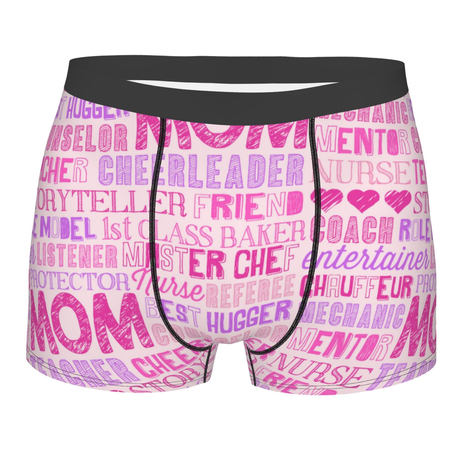 Naloa Best Mom ever Print Mens Underwear - Boxers for Men, Classic ...