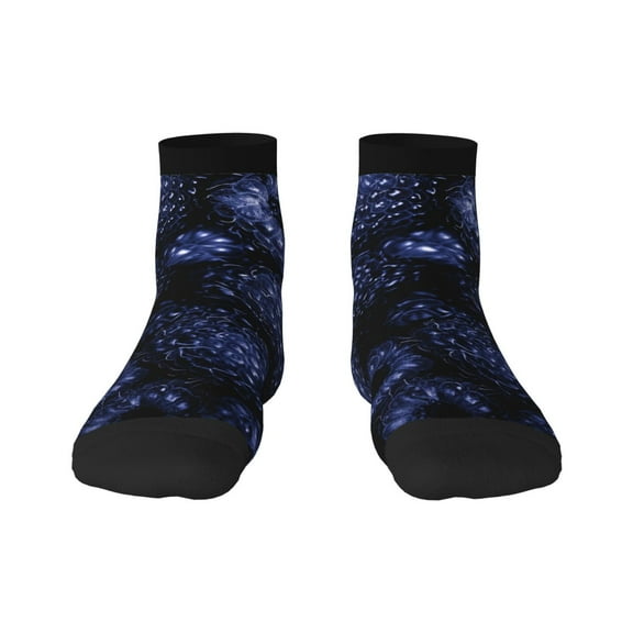 Naloa Purple Glitter Ankle Socks for Women Non Slip Socks No Show Socks ...