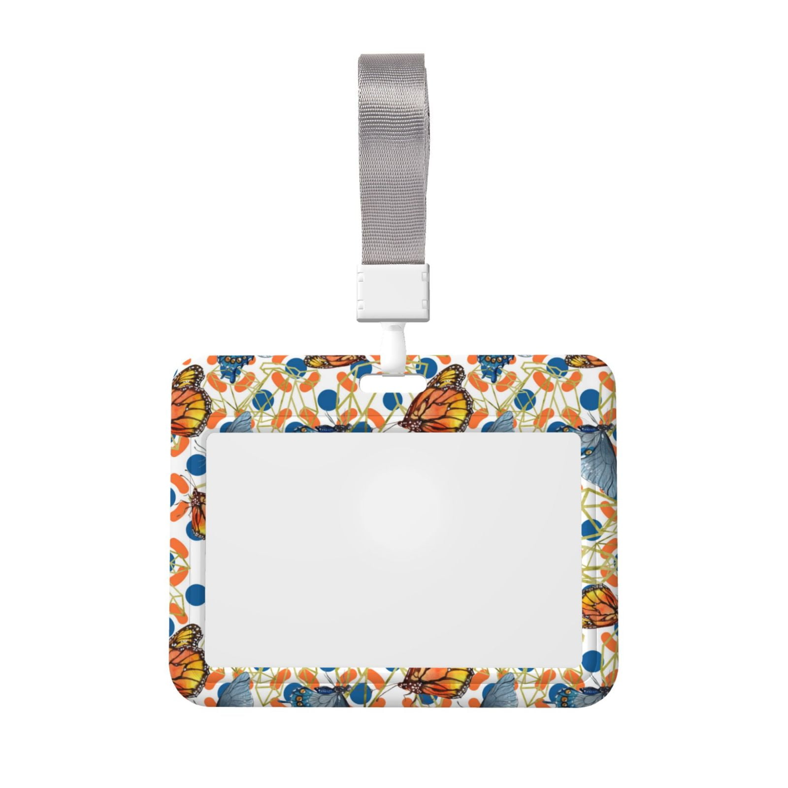 Naloa Butterflies Wild Insect Card Badge Holder Work Badge Sleeve for ...