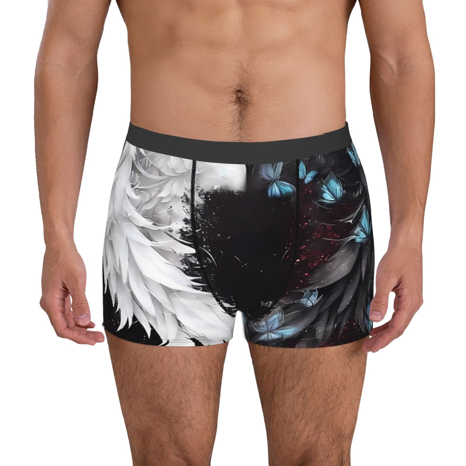 Naloa Butterfly Angel Wings Art Mens Underwear - Boxers for Men, Mens ...