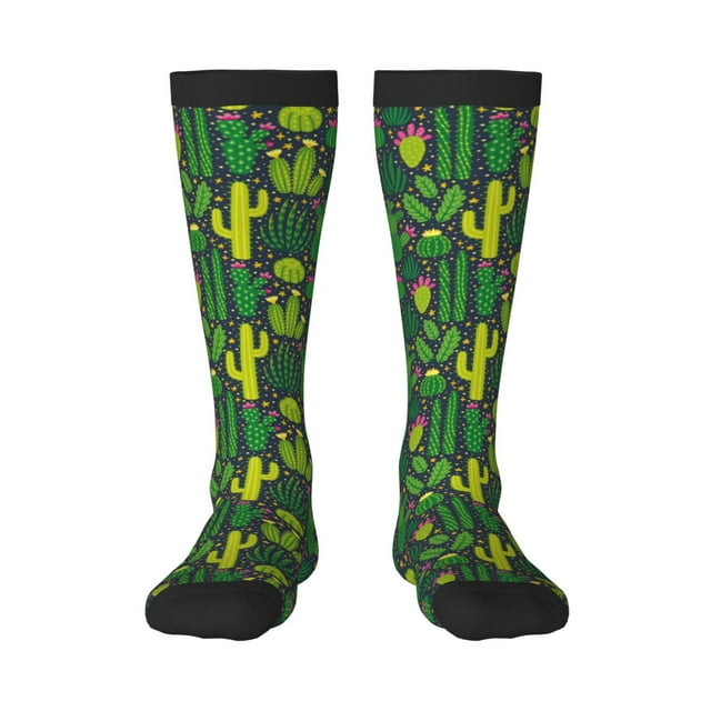 Naloa Cactus 1 Thigh High Socks Extra Long Stretchy Sock Women Over ...