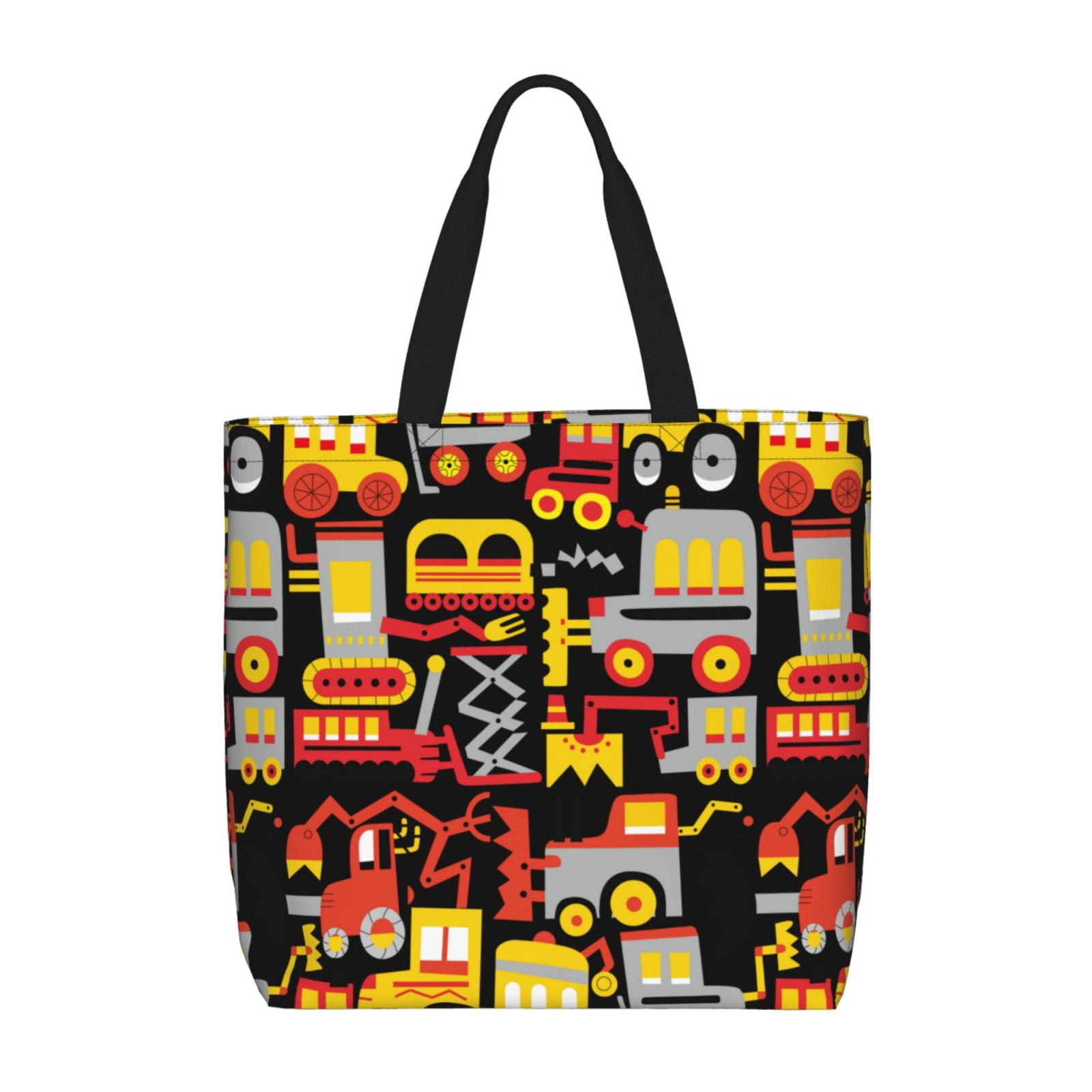 Naloa Cars Tote Bag for Women, Foldable Tote Bag With Zipper, Large ...