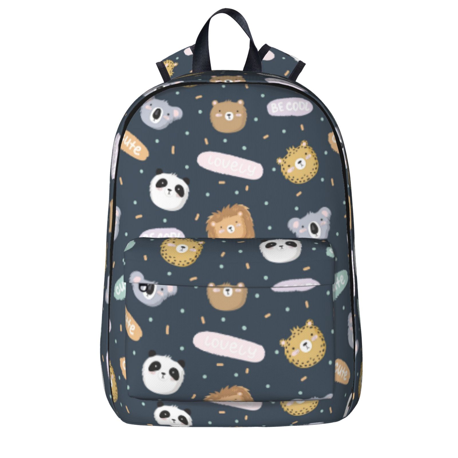 Naloa Cartoon Animals Print Laptop Backpack - Computer Bag with 2 ...